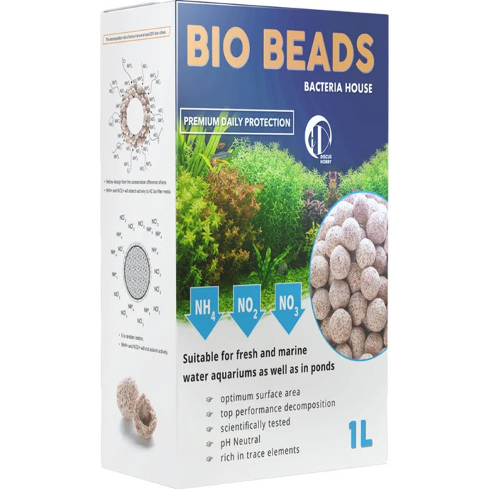 Discus Hobby Bio Beads Bacteria House 1000ml | Akwarystyka \ Akcesoria