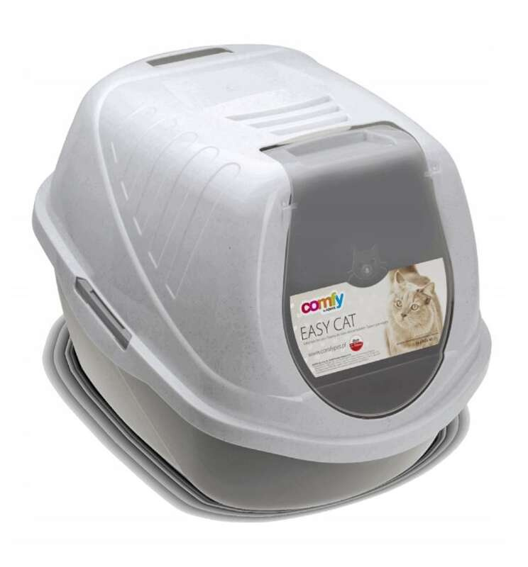 Comfy Easy Cat kuweta zamknięta szara 54x40x40cm | Koty \ Żwirki i ...